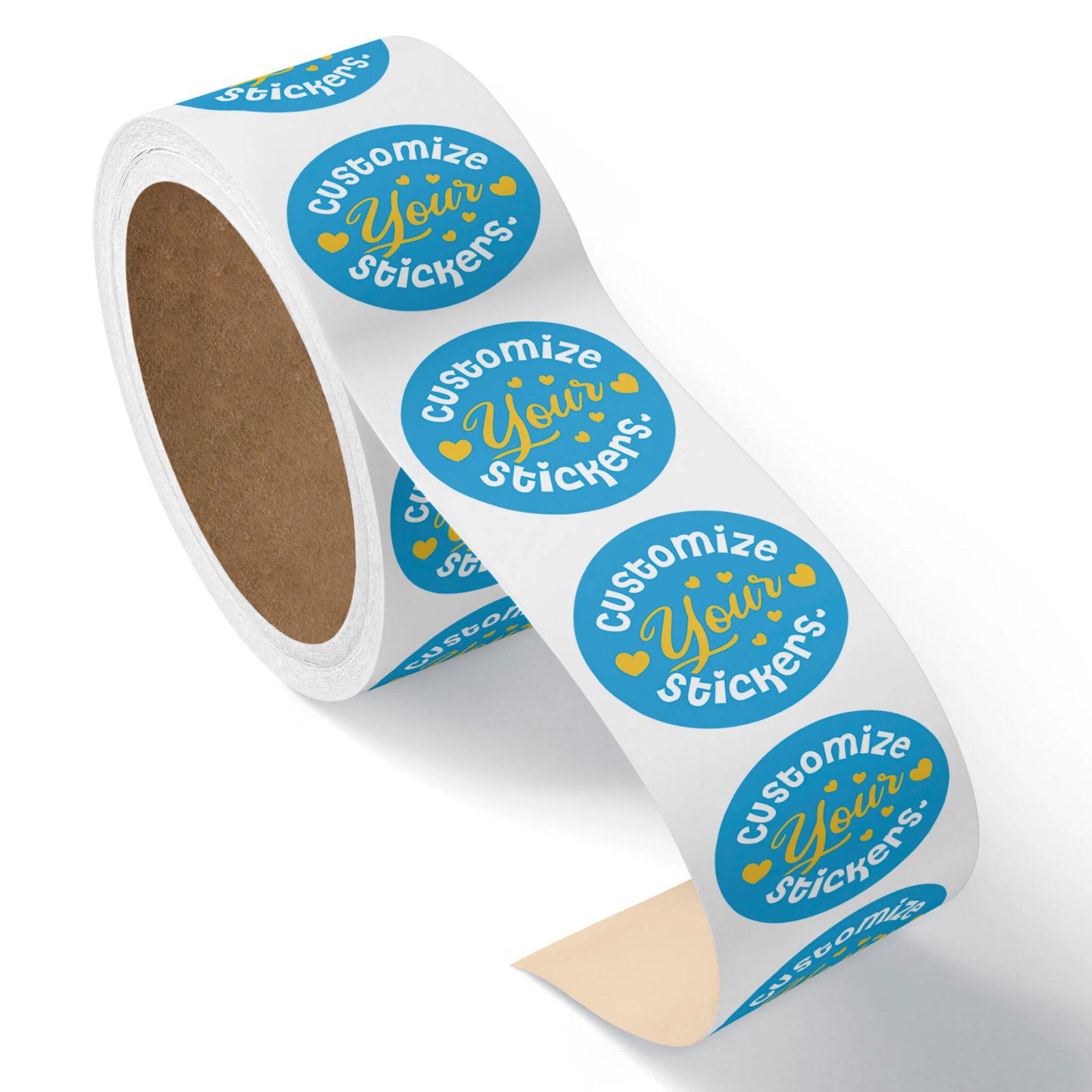 Custom Round Stickers 2″ – Gloss Polypropylene – Smart Buy